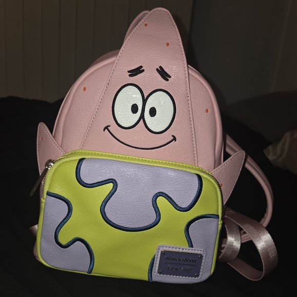 Nickelodeon | Bags | Nickelodeon Pink And Green Patrick Star Backpack ...